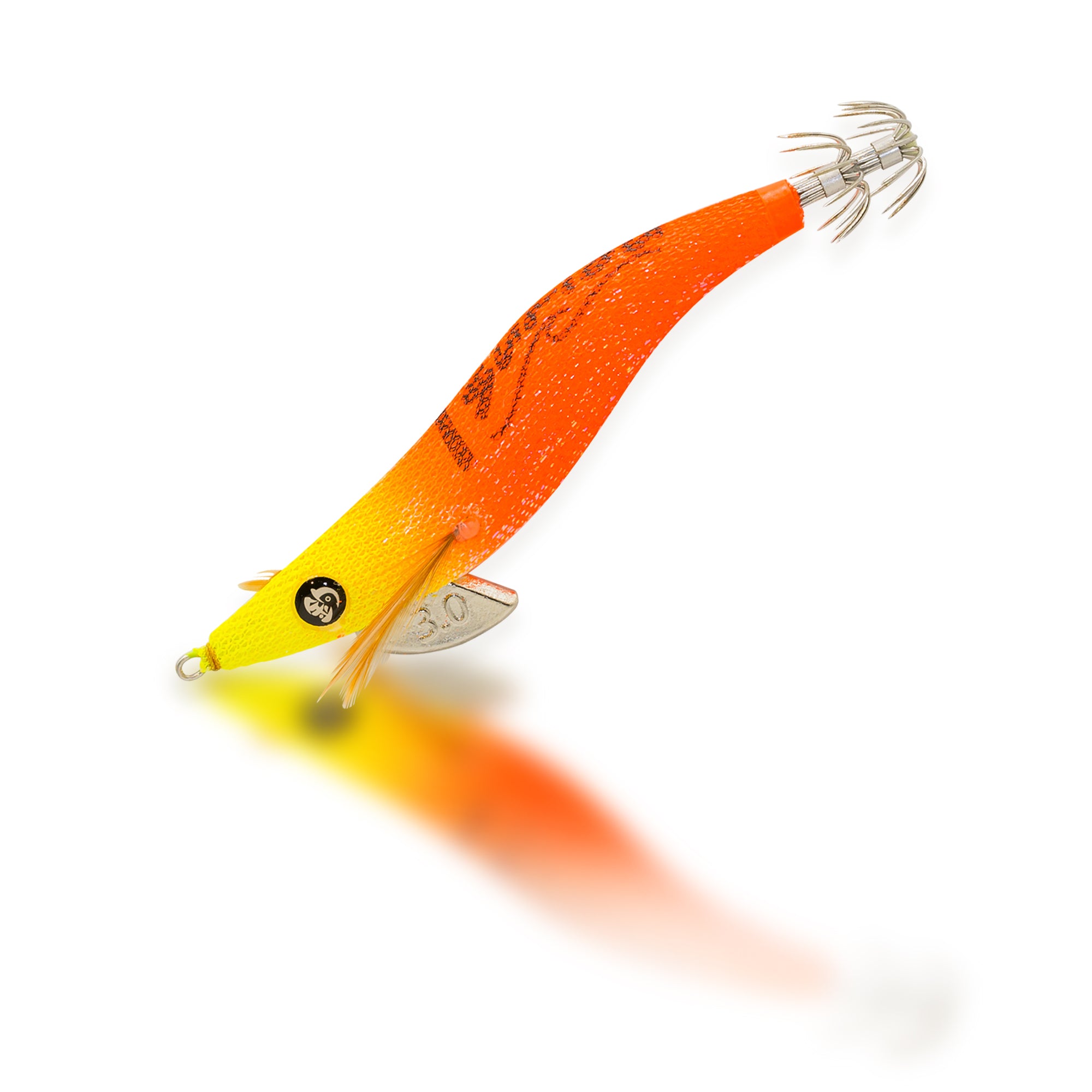 Super UV Bright Neon Yellow Orange Squid Jigs – Tsuriou